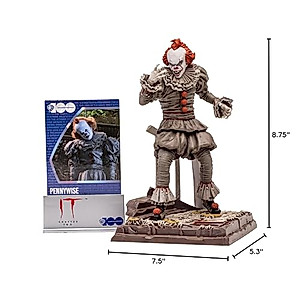 McFarlane Toys - WB 100: Pennywise (It Chapter Two) Movie Maniacs 6in Posed Figure