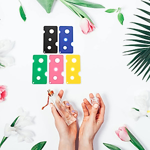 Lurrose 20pcs Essential Oil Roller Bottle Opener Perfume Bottle Opener Tool Cap Remover Tool for Roller Balls Caps on Bottles