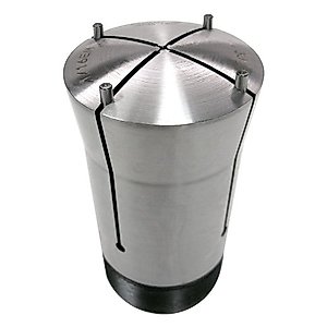 Lyndex 360-001S 3J Steel Emergency Collet, 1/16" Pilot Hole, 3.75" Length, 2.20" Top Diameter, 2" Bottom Diameter