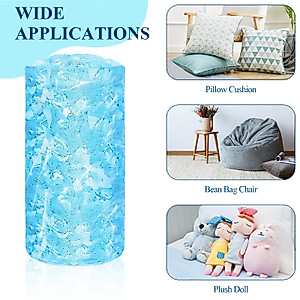 RAINBEAN 10lbs Bean Bag Filler, Shredded Memory Foam Filling for Bean Bag Chair, Dog Beds, Cushions Pillows, Added Gel Particles