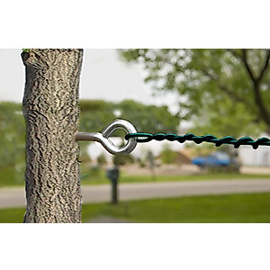 LRRH 4277 Stainless Steel Diameter #8 Screw Eyes, Lag Thread, 1/2-Inch Eye Inner Dimension,1-5/8 inch Length, 10-Pack