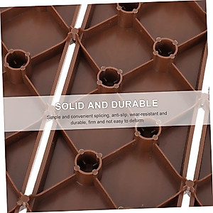 Yardwe Wooden Plastic Floor Deck Boards Moisture-Resistant Fireproof Splicing Floor for Homes