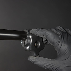 DCT 5 Star Knobs Kit 1/4in-20 Threaded Knob, Bolt with Knob, Clamping Knob Jig Knobs T Track Knobs and Bolts 4-Pack