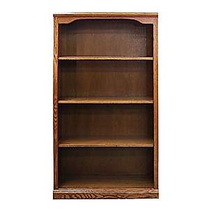 American Heartland Manufacturing Co,. LLC Oak 60 inch Bookcase in Light
