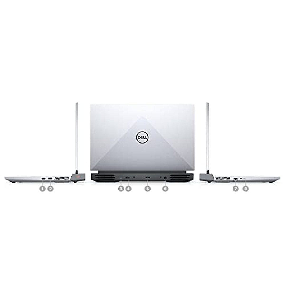 Dell G15 5515 Laptop | 15.6" 1920x1080 FHD 144Hz | Ryzen 7-5800H - 512GB SSD Hard Drive - 16GB RAM - Nvidia GeForce RTX 3060 | 8 cores @ 4.4 GHz - 6GB GDDR6 Win 11 Home Silver