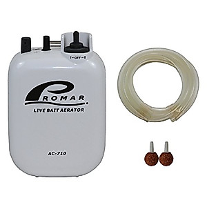 Promar American Maple Inc 2 Speed Air Pump /Air Stone and Hose Runs on D Battery #AC-710, Multi, One Size