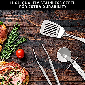 Home Hero Kitchen Utensils Set - Stainless Steel Cooking Utensils Set with Spatula - Kitchen Gadgets & Kitchen Tool Gift 54-pcs Set