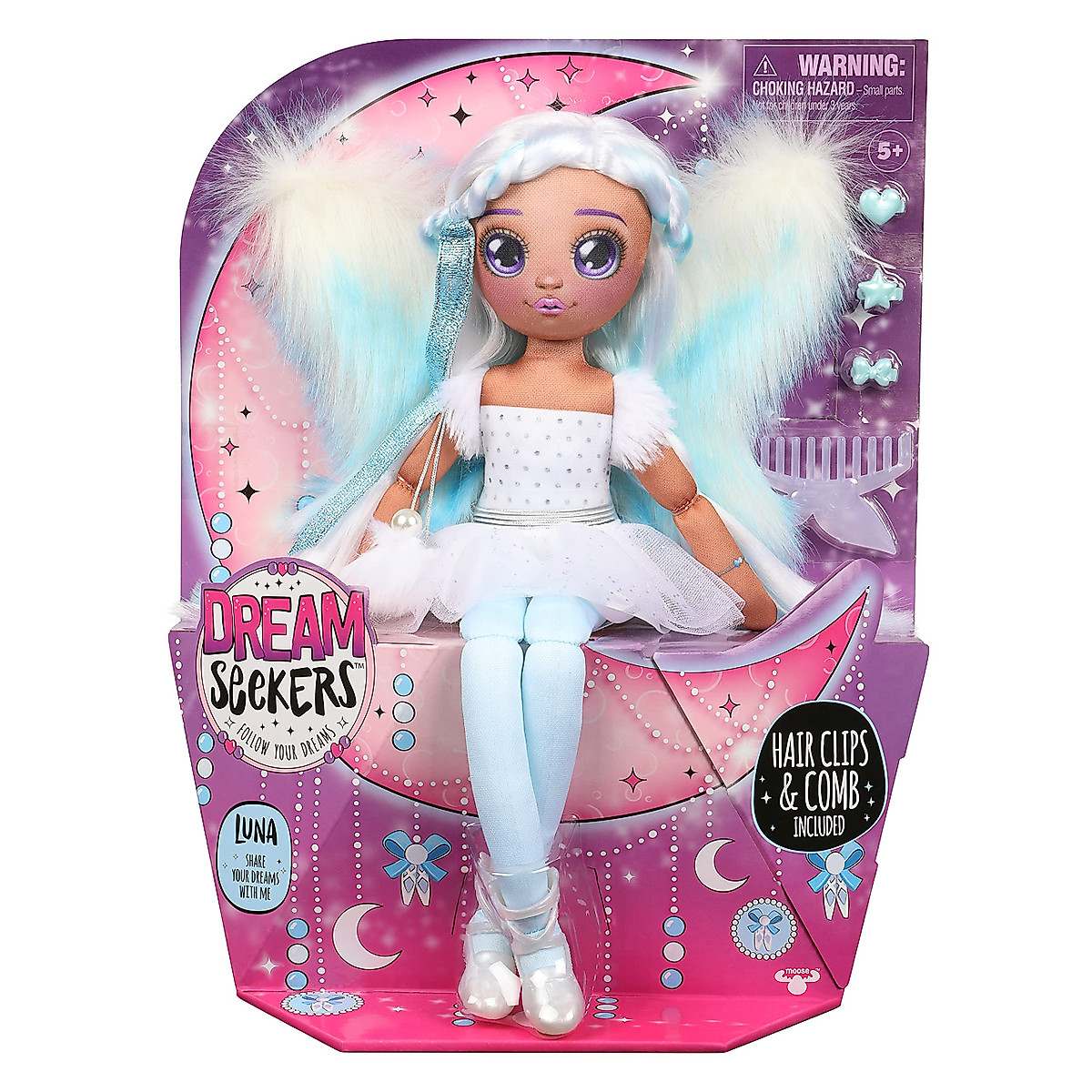 Dream Seekers Doll Single Pack – 1pc Toy | Magical Fairy Fashion Doll Luna