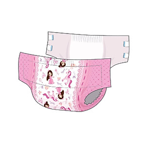 Rearz - Princess Pink - Overnight Adult Diapers (Sample 2 Pack) (Medium)