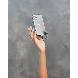 BRIK Magnetic Charging Cable - Smartphone Charger Cord - Universal Design - Anodized Metal - 3in (1-Pack)