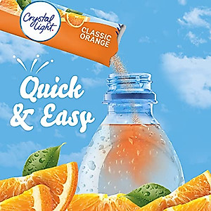 Crystal Light Sugar-Free Classic Orange On-The-Go Powdered Drink Mix 120 Count