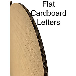 Large Flat Cardboard Letters | Choose Your own Letters and Numbers | Large Flat Cardboard Numbers | Decorative Letters | Giant Letters for Wall Decor | Craft Letters | (36 Inch)