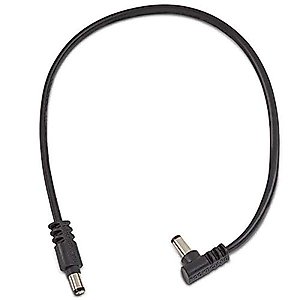 Rockboard Power Supply Cable Black 30 cm / 11.81" angled/straight
