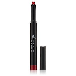 e.l.f. Matte Lip Color, Rich Red, 0.05 Ounce