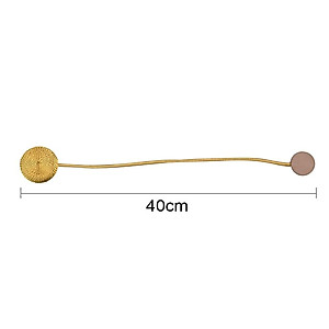 Home Decor Curtain Holders, Ties,Curtain Tie Backs Magnetic Curtain Buckles Europe Style Brief Braided Round Magnet Curtains Tieback Magnetic Curtain Holder Curtain Accessories-Light Blue