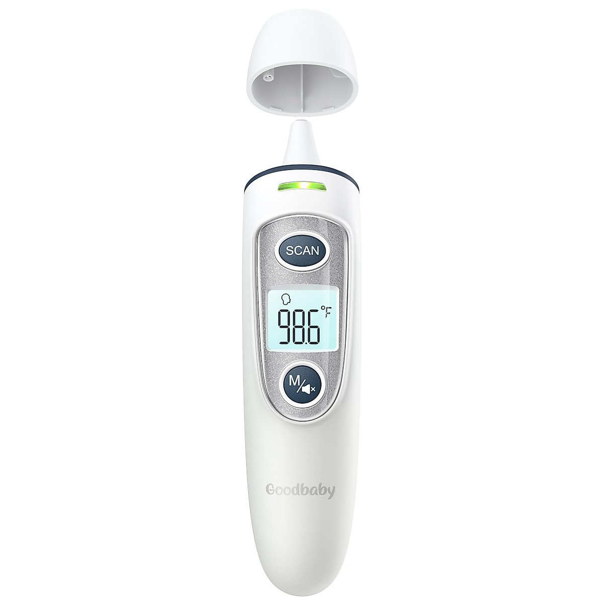 Ear Thermometer for Adults and Kids, Digital Accurate Ear and Forehead Thermometer with Fever Alarm, 1 Second Fast Result, FSA HSA Eligible, Easy to use, 2 in 1 Mode