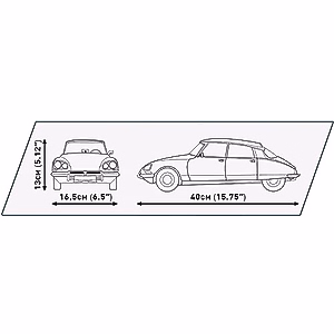 COBI Cars 1:12 Scale 1968 Citroën DS 21 Pallas Vehicle