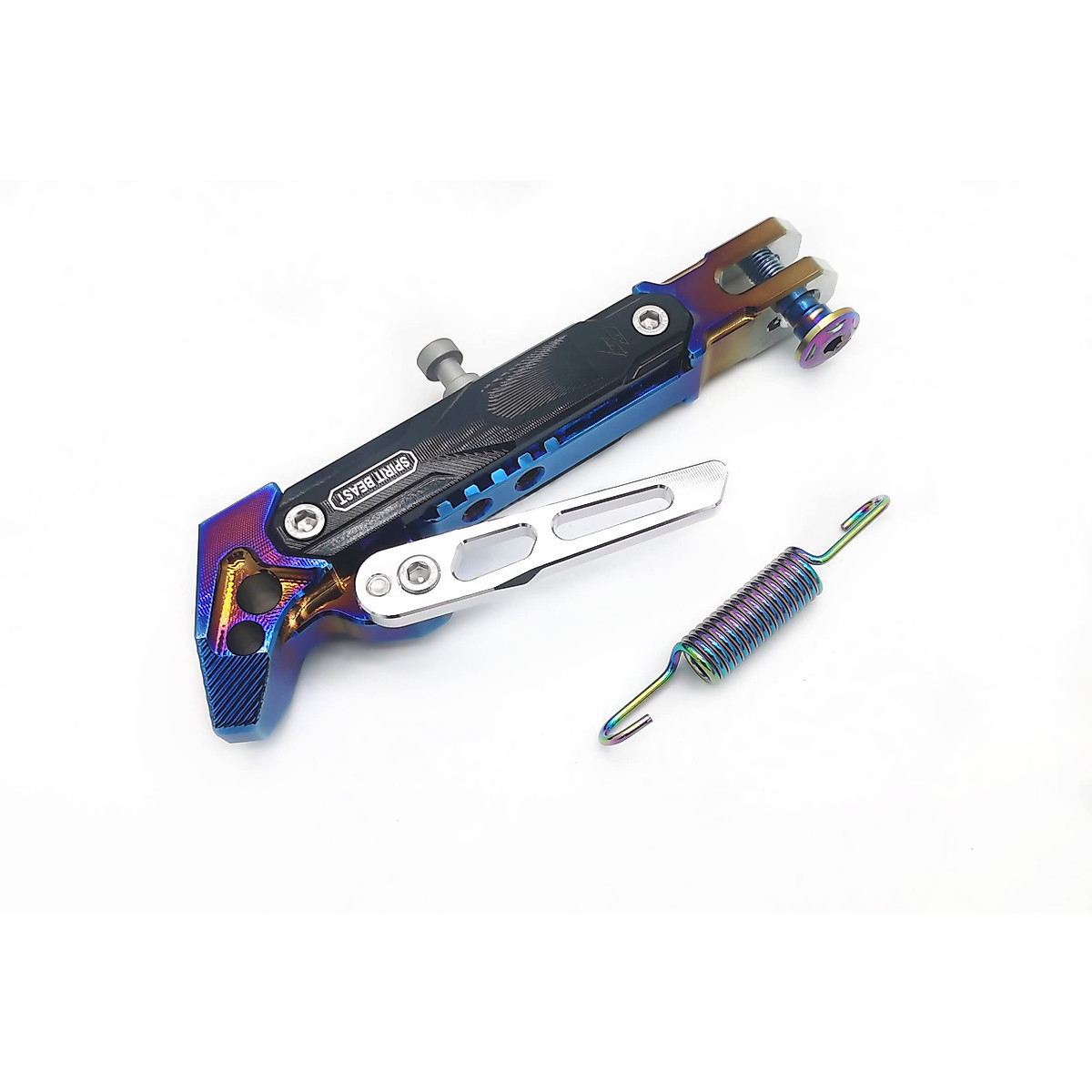 SPEDWHEL Modified Accessory Foot Support Kickstand for Dualtron 3, Thunder Electric Scooter (Carbon Blue)