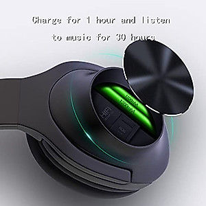 Over-Ear Bluetooth Headphones, Wired and Wireless Dual-Mode, Hi-Res Audio, Deep Bass, Noise Cancelling, Memory Foam Ear Cups, for Computer Game Music Sports Headphones
