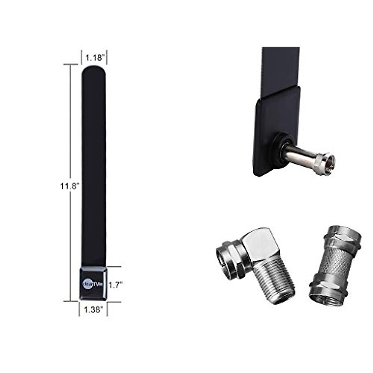 Clear TV Key Clear TV Digital Indoor Antenna HD TV Free TV Digital Receive Satellite TV Indoor Antenna Ditch Cable As Seen on TV