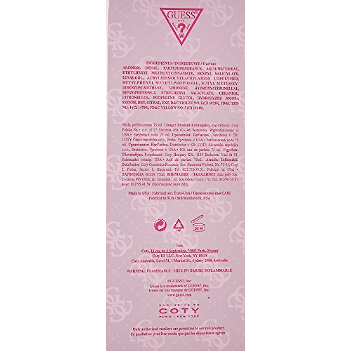 Guess Eau de Parfum Spray for Women, 2.5 Fluid Ounce