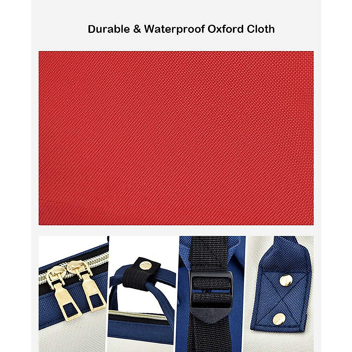 Magik Baby Bag Large Capacity Diaper Bag Multi-Function Waterproof Backpack Nappy (Blue)