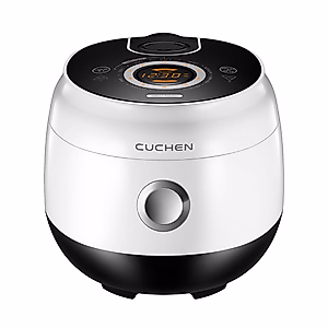 CUCHEN CJE-CD0610US | Micom Rice Cooker 6 Cup (Uncooked) and Warmer | Auto Steam Clean | Direct Touch control | Nonstick Inner Pot | Baby Food Menu | Inner Pot | White