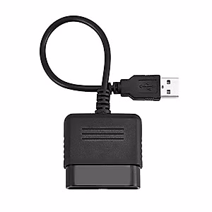 Tihebeyan Controller Adapter, PS2 to PS3 Controller Adapter for Sony PS2 Controller to USB Adapter Converter for PS3 & PC