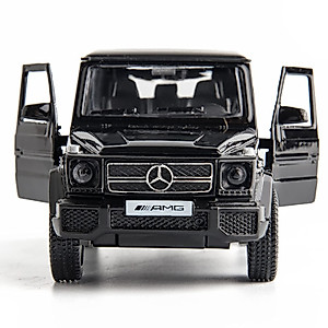 RMZ City 1:36 Diecasting Alloy Car Model Benz G63 AMG Toy Car, Pull Back Vehicles Toy Car for Toddlers Kids Boys Girls Gift Black