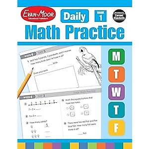 Evan-Moor Daily Math Practice, Grade 1