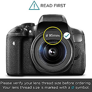 Altura Photo 95MM Lens Filter Kit - Includes 95MM ND Filter, 95MM Polarizer Filter, 95MM UV Filter - UV, CPL Polarizing Filter, Neutral Density for Camera Lens with 95MM Filters + Lens Filter Case