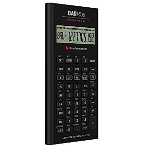 Texas Instruments BA II Plus Professional Financial Calculator IIBAPRO/CLM/1L1/D