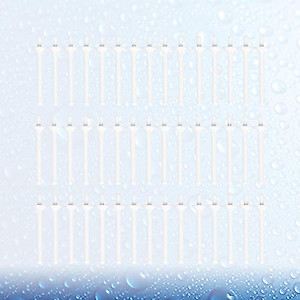 HEALLILY Nose Wax Applicator Sticks Spatulas for Nostril Nasal Cleaning Ear Hairs Eyebrow Facial Hair Removal Tools 40Pcs