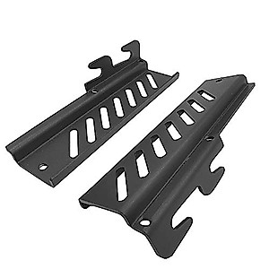 2Pcs Down Hook Bolt-On to Hook-On Conversion Bracket for Headboard or Footboard, Adjustable Bed Rail Hook Plate Adapter,Hook Brackets for Attach Bed Rail to Headboard or Footboard