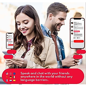 Mymanu CLIK S Translation Earbuds Using MyJuno Translation app, Passive Noise Cancellation with Long Battery Life and Advanced Audio Quality