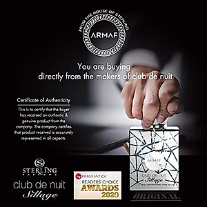 ARMAF Club De Nuit Sillage For Unisex Eau De Parfum Spray, 3.6 Ounce