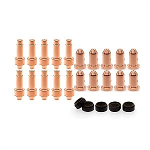 PK/25 XT40 XT30 Torch Electrode 249926 Tip/Nozzle 249927 30A Swirl Ring 249931 fit Miller Plasma Consumables Kit