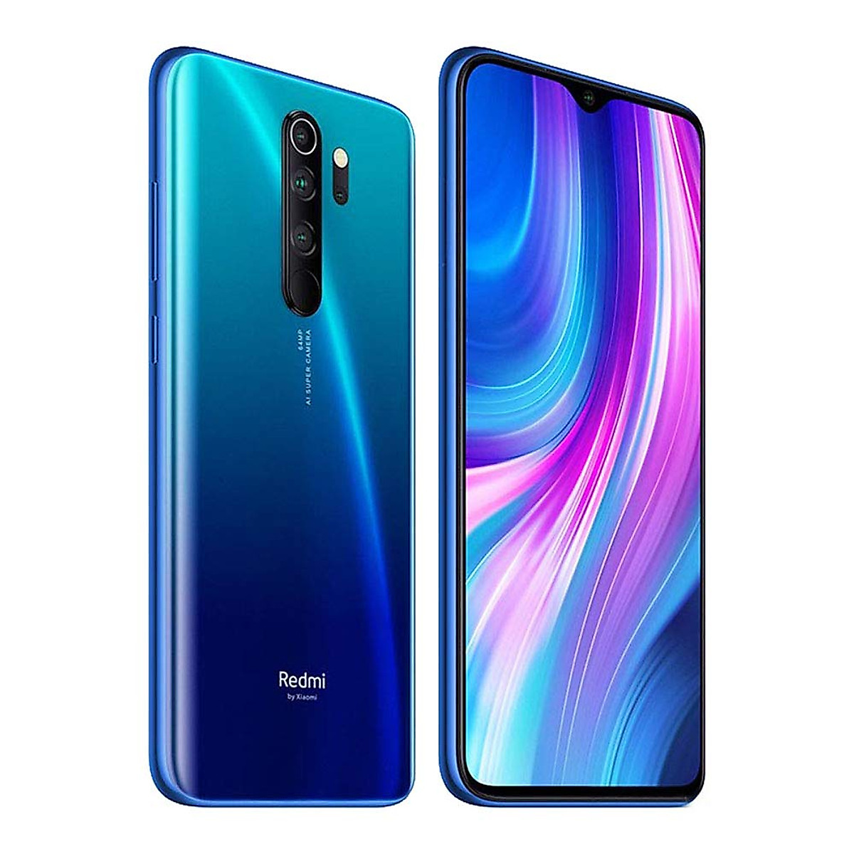 Xiaomi Redmi Note 8 Pro Smartphone, 6 GB + 64 GB, Blu (Ocean Blue)