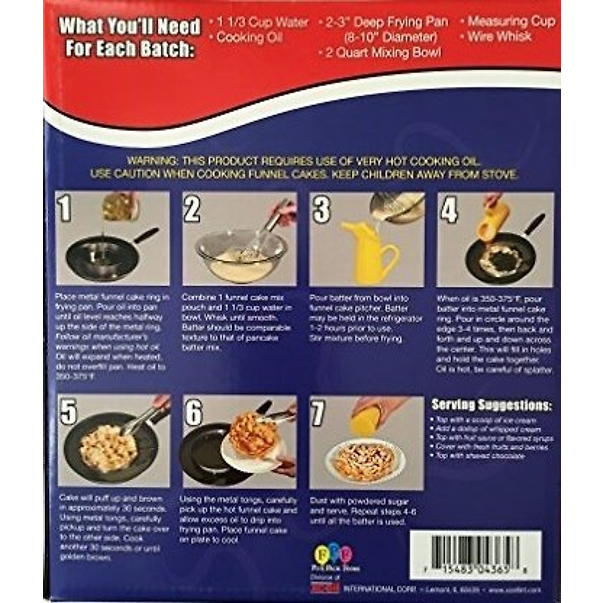 Fun Pack Foods - Carnival Funnel Cakes Deluxe Kit