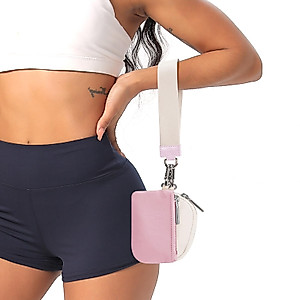 Mum's Memory Mini Zip Around Wristlet Wallet for Women Dual Pouch Wristlet Portable wallet Coin Purse Mini Women Coin Pocket