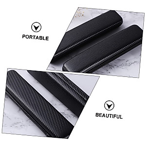 LALAFINA 2 pcs Hairdressing Carry Irons Classic Black Travel Hair Comb Curling Daily Styler Tool Use Cover Brush Pouch Tools Bag Flat Key Container Iron Hot Case Curler Holder Organizer