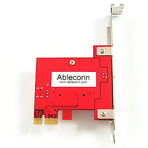 Ableconn PEXM2150E PCI Express x1 Adapter Card with M.2 Key E Socket - Support M2 E Key or A-E Key WiFi or Bluetooth Module