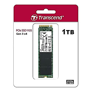 Transcend TS1TMTE110S 1TB M.2 NVMe PCIe Gen3x4 MTE110S SSD Internal Solid State Drive