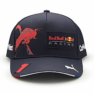 PUMA Red Bull Racing Max Verstappen Adjustable Snapback Baseball Hat Navy