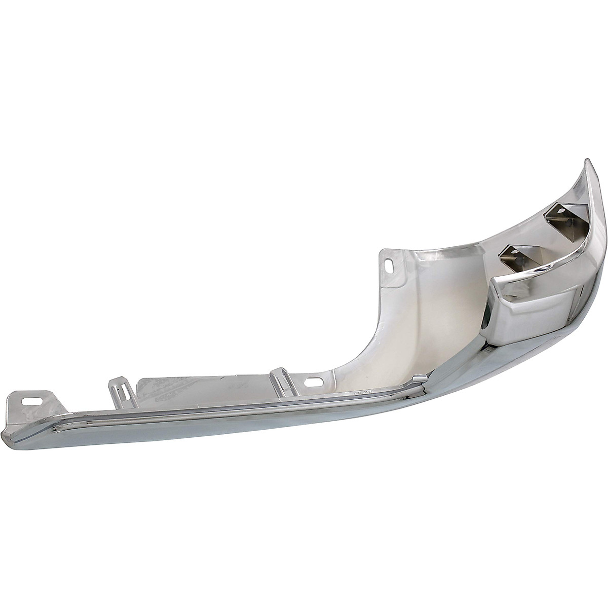 Evan Fischer Bumper End Compatible With 2016-2023 Toyota Tacoma, Chrome Plastic Rear Passenger Side TO1105131