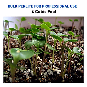 Supreme Perlite Horticultural Coarse Grade – Garden Indoor Outdoor Plants - 4 Cubic Feet (103 Quarts) 1 Bag