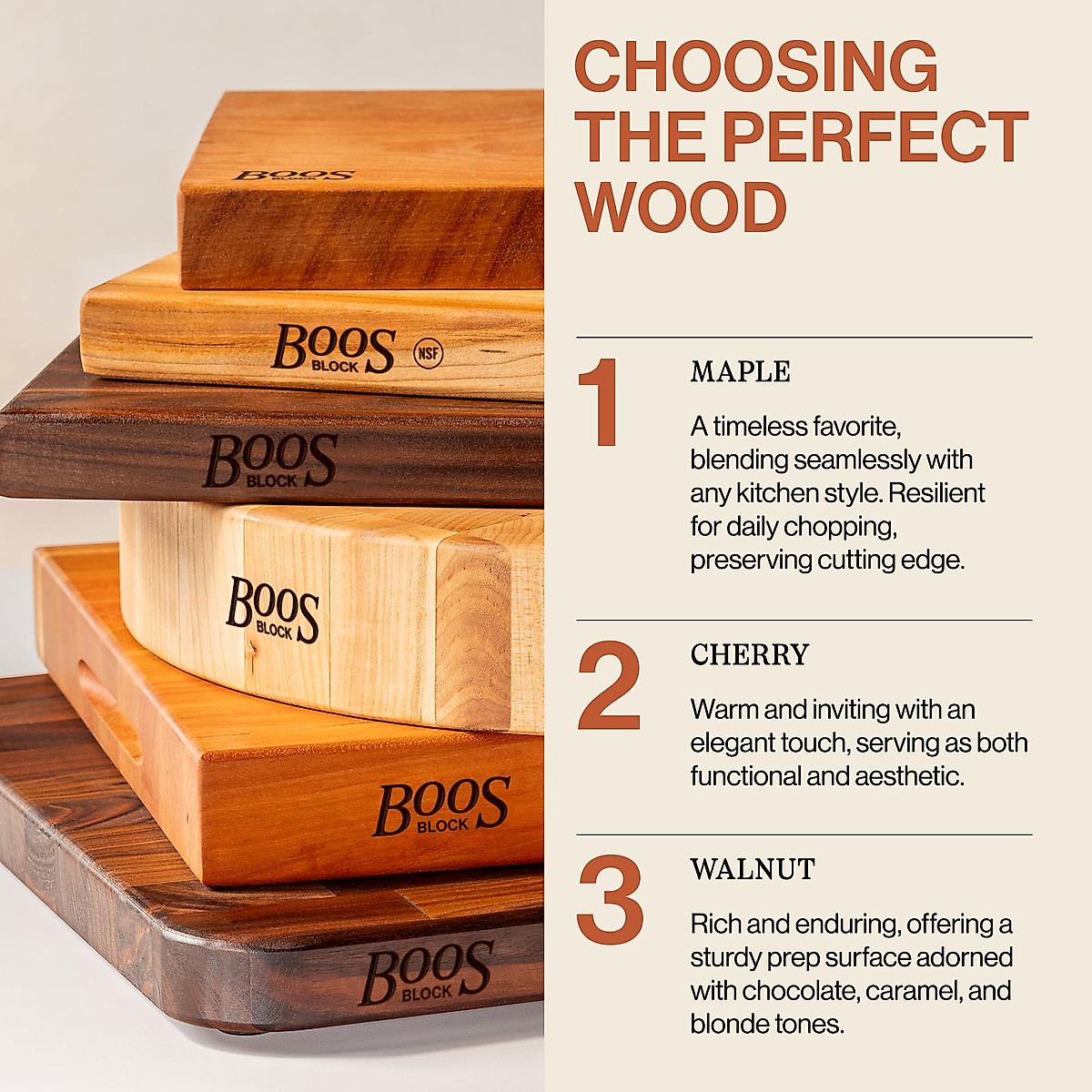 John Boos Block CCB183-R Classic Collection Maple Wood End Grain Round Chopping Block, 18 Inches Round x 3 Inches
