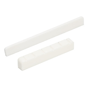 Miwayer 6 String Classical Guitar Bone Bridge Saddle and Nut Made of Real Bone (Classical Bridges 1 pair)