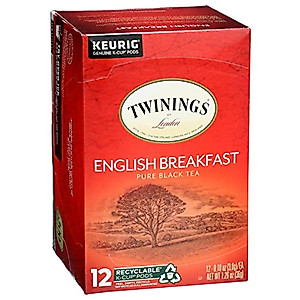 Twinings Tea English Breakfast Tea K-Cups, 12 ct