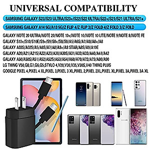 Type C Charger,2Pack 25W Super Fast Charger type c with 10 FT USB C Charger Cable,Samsung Type C Charger Fast Charging for Samsung Galaxy S23/S23Ultra/S23+/S22/S22Ultra/S22+/S21/S21+/S21Ultra/S20/S20+